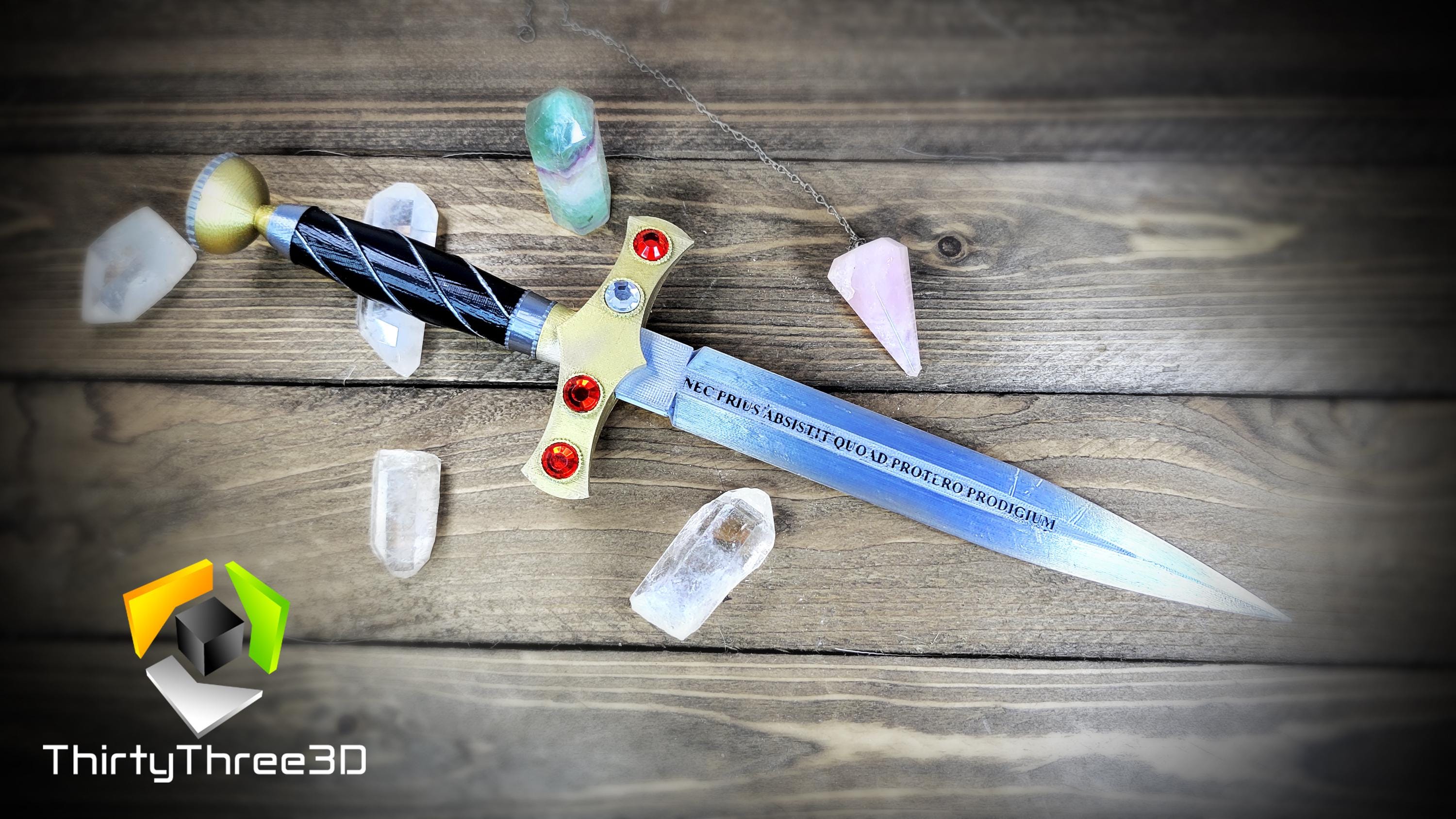 Charmed Demon Dagger - 3D Printed Replica Prop - Halliwell Sisters Col ...